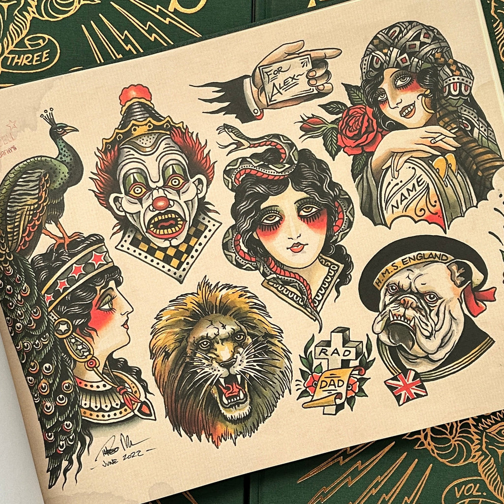 Spider Murphy’s Tattoo Flash Vol. III – BELZEL BOOKS