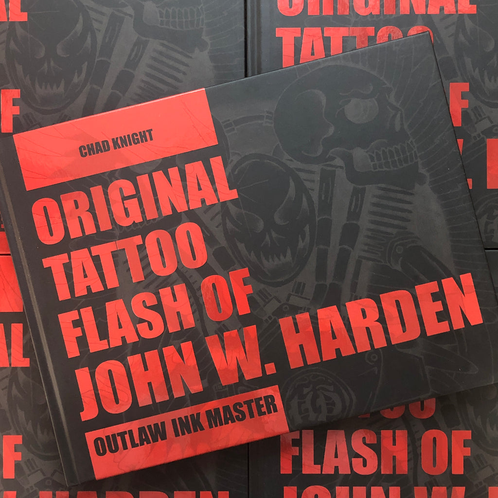 Chad Knight - Original Tattoo Flash of John W. Harden – BELZEL BOOKS