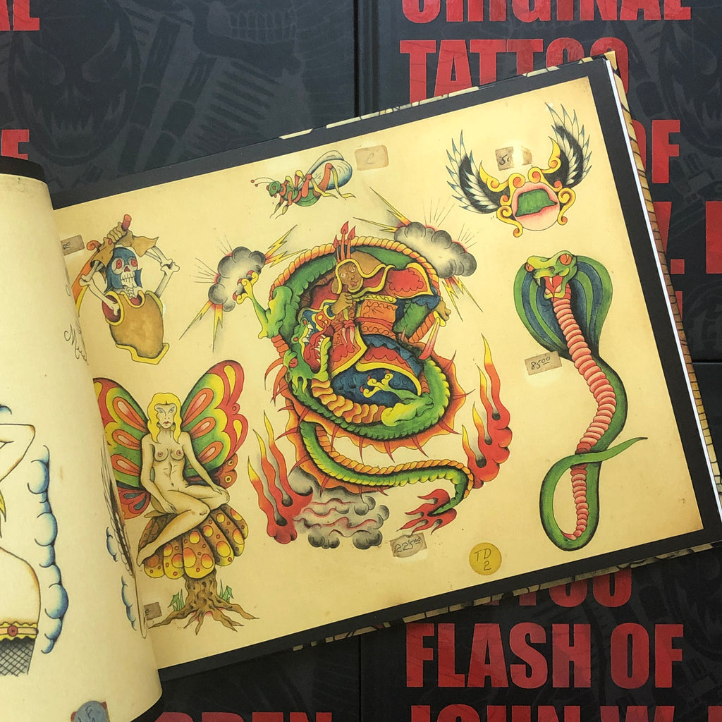 Chad Knight - Original Tattoo Flash of John W. Harden – BELZEL BOOKS